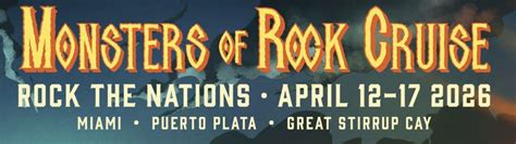 Monsters Of Rock Cruise 2026 Lineup Revealed In 2025 Cruise Night