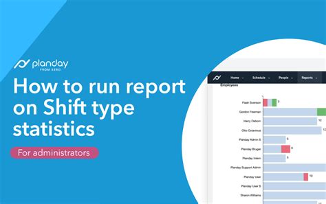 How To Run Report On Shift Type Statistics Administrators Planday