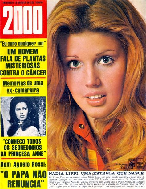 Astros Em Revista Nadia Lippi A Ninfeta Da Tupi