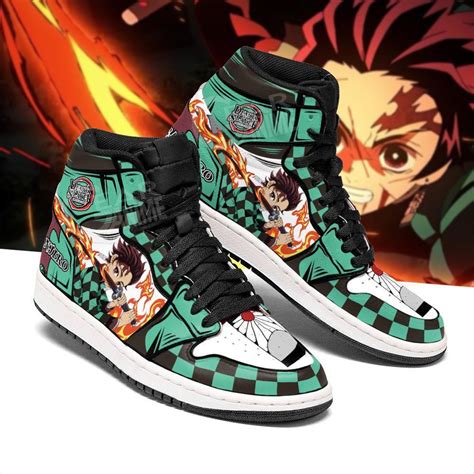 Kimetsu No Yaiba Store Tanjiro Shoes Boots Skill Sun Breathing Anime