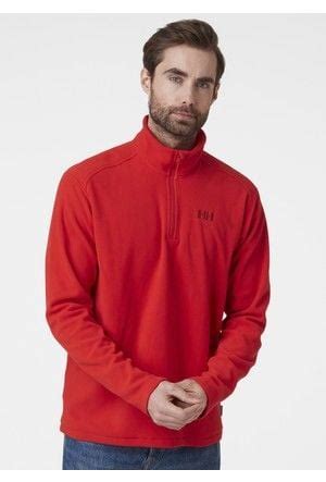 Helly Hansen Mount Fleece Half Zip Erkek Polar Alert Red 103600 Tl