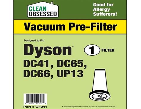 Clean Obsessed Dyson Dc41 Pre Filter