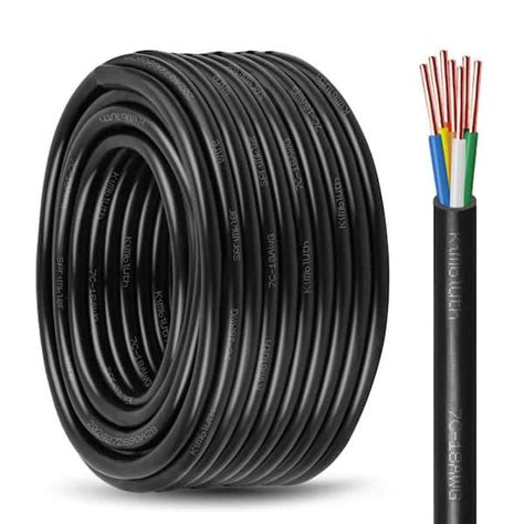Vrby 18 3 Solid Sprinkler Wire 150 Ft 18 Gauge 3 Conductor