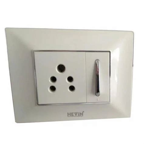 White Hevin 5 Pin Electric Socket At ₹ 23 Piece In Chhapi Id 27450398897