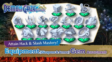 Equipment Weapons And Armor Gem Assortment Para Nintendo Switch Sitio
