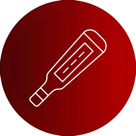 Thermometer Line Button Icon 48202560 Vector Art At Vecteezy
