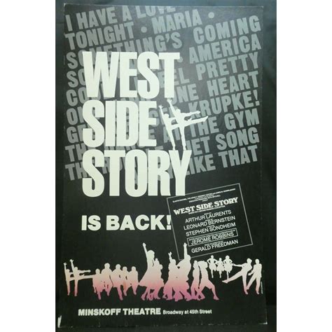West Side Story Broadway Poster