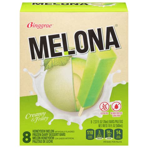 Melona Dessert Bars Honeydew Melon Main