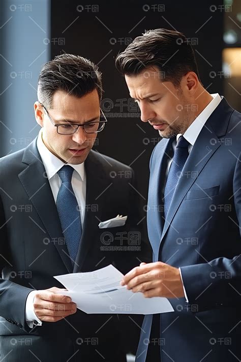 会议洽谈ai数字艺术 会议洽谈简约正式商务风格两位成年职场人士站立讨论文件合作场景人像照片 Ai人像免费下载 Png格式 2688像素 编号
