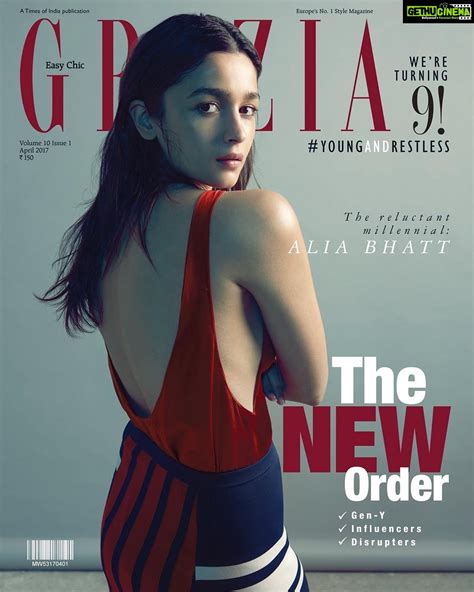 Alia Bhatt Instagram Grazia 👊 Gethu Cinema