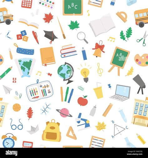 Classroom Objects Stock Vector Images Alamy