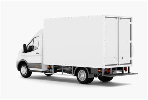 Ford Transit Box Truck Mockup Masterbundles