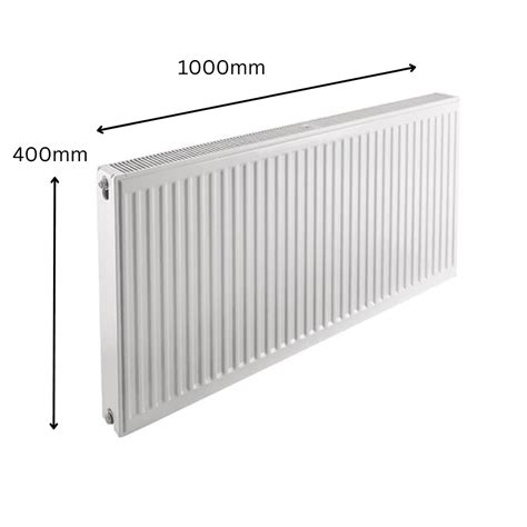 Prorad Double Panel Single Convector Radiator 400mm X 1000mm