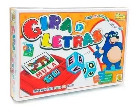 Gira Letras Jr Jogo De Tabuleiro Didático Implas Art 411 Edu Mercadolivre