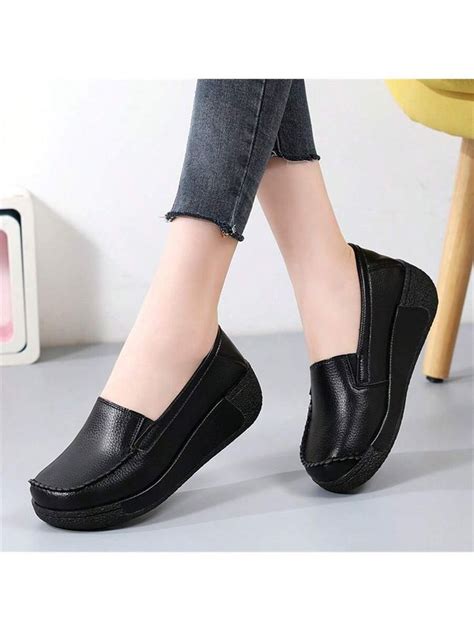 Zapatos Casuales Para Mujer Nuevo Estilo De Primavera Y Otoño Zapatos De Plataforma Con Suela