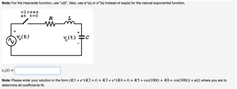 Solved In The RLC Circuit Shown Below The Passive Element Chegg