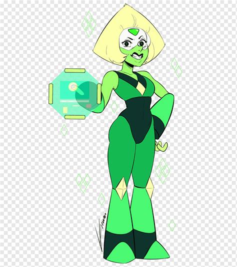 Peridot Green Amethyst Jasper Steven Universe Peridot Fanart Gemstone