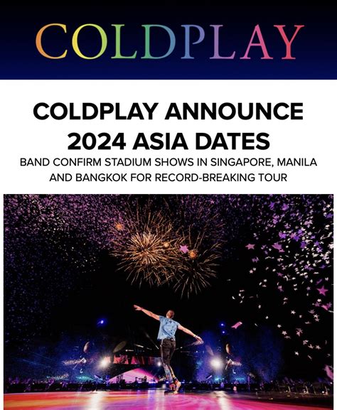 Coldplay 2024 Tour Tickets Price Usa Evelyn Marigold