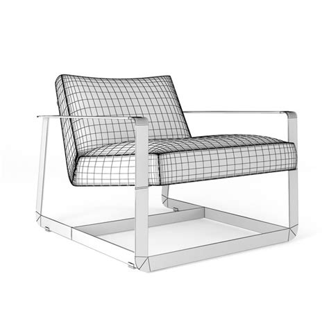 3d Model Poliform Gaston Armchair Turbosquid 1399688