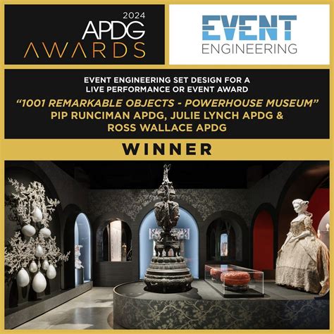 Very Late To The Party On This One But We Won Best Set Design For Our Exhibition Design For 1001