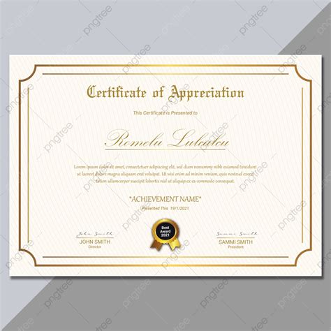 Professional Certificates Templates