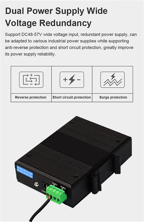 Jt Com Industrial 8 Port Gigabit Managed Poe Switch 4 8 Port 10 100 1000mbps 2 Port Gigabit