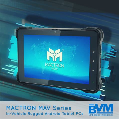 Mactron Mav Series Vehicle Mounted Tablet Pcs Bvm Ltd