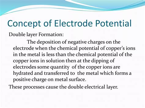 Electrode Potential And Its Applications Pptx