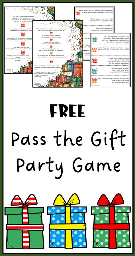 Free Christmas Pass The Parcel Game Hands On Teaching Ideas
