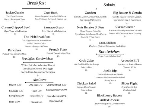 Jacks On Main 🚨new “brunch Menu” Launch‼️ Starting This Weekend