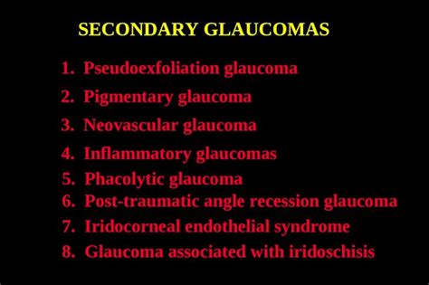 Ppt Secondary Glaucomas Dokumentips