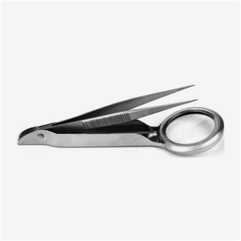 Splinter Forcep With Magnifying Glass Surgical Equips