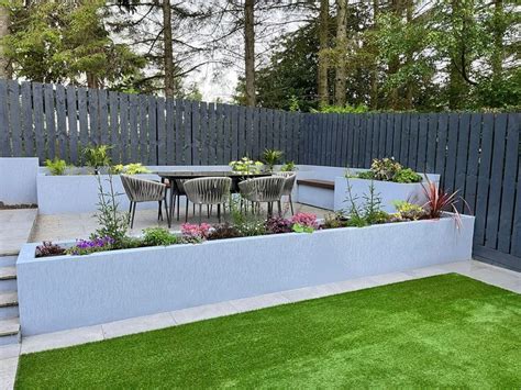 Modern Split Level Garden Design