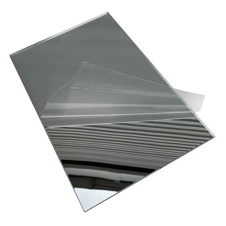 Placa Plexiglas Acril Pmma Silver Mirror 3 Mm 1000 X 500 Mm Emagro