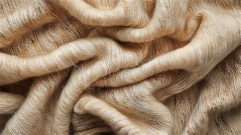 Soft Wool Fabric Texture In Cream And Beige Tones Stock Illustration Illustration Of Detail
