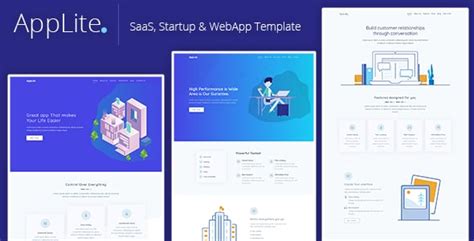 Saas Bootstrap Website Templates Themeforest
