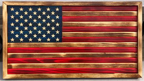Custom Hand Made American Flag Etsy