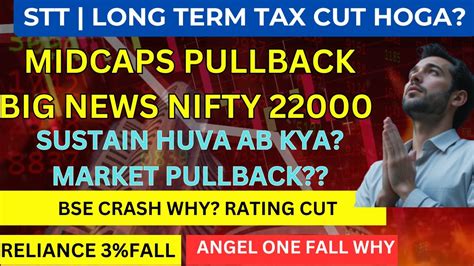 LTCG STT REMOVE HOGA MIDCAP PULLBACKBSE SHARE NEWSRELIANCE SHARE NEWS NIFTY NEWS PULLBACK