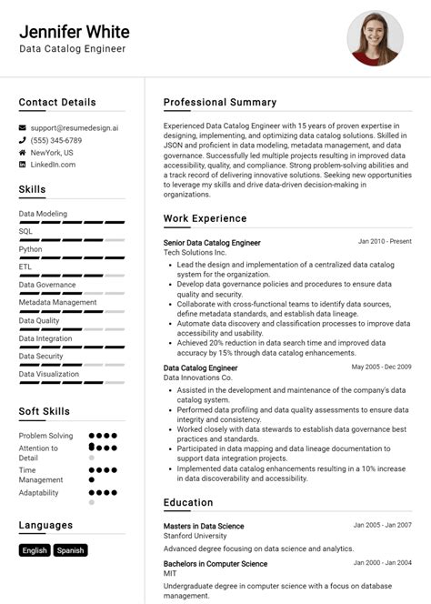 23 Data Engineer Resume Examples And Templates For 2026 Resumedesignai