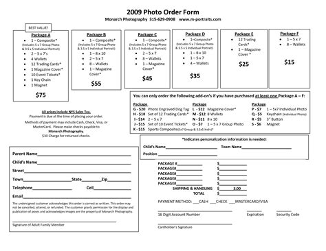 How To Create A Photography Order Form Artofit