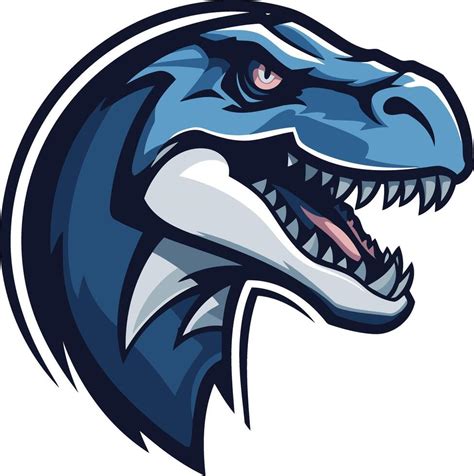 Blue Raptor Mascot Logo 49257753 Vector Art At Vecteezy