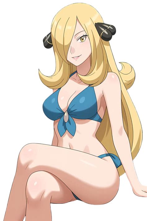 Pokemon Cynthia Bikini Card