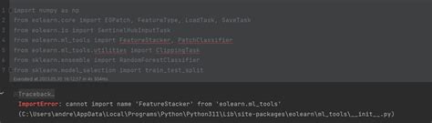 Why I Have Problems With These Imports · Issue 675 · Sentinel Hubeo Learn · Github