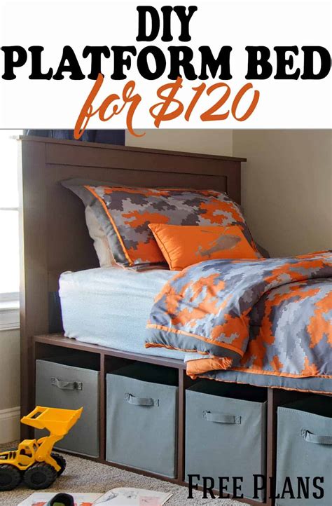 Diy Bed Frame With Storage • Craving Some Creativity