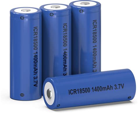 Perprokay 1400mah 37v Icr 18500 Li Ion Rechargeable