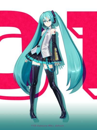 Mmd Model Dl Yyb Hatsune Miku Default By Shyuugah On Deviantart