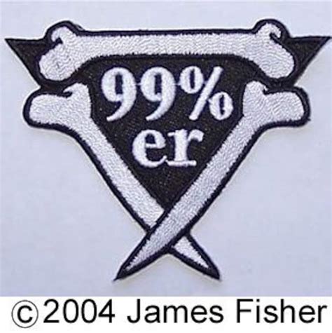 99er Embroidered Iron On Motorcycle Patch Not 1 Percenter Biker Vest