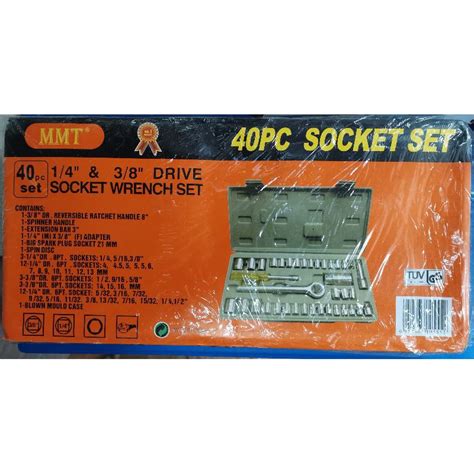 mmt socket wrench set 40pcs shopee philippines