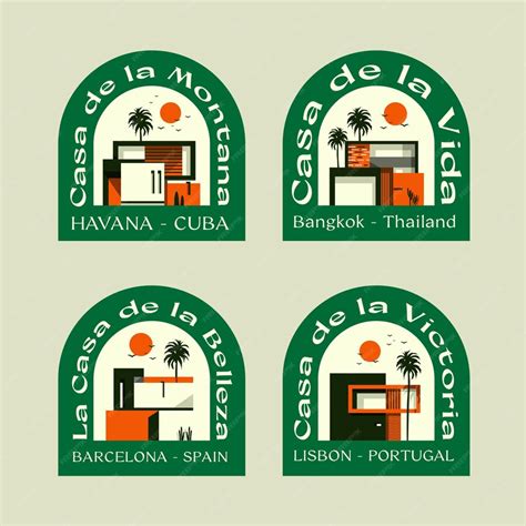Premium Vector Modern Minimalist House Design Illustration