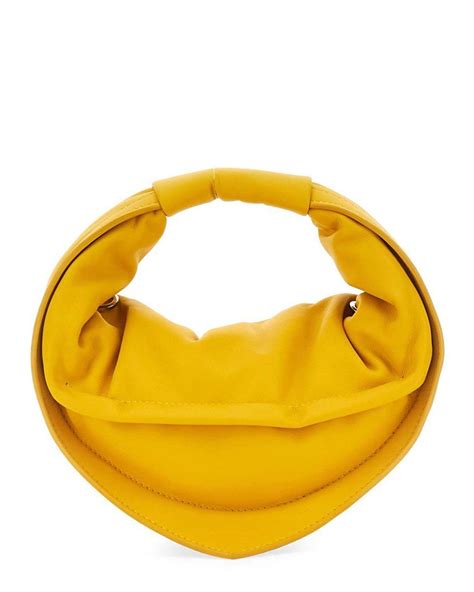 Federico Cina Mini Tortellino Bag In Yellow Lyst